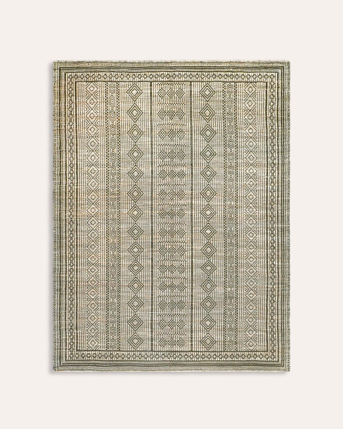 Moroccan Jute Rug - Green | Birdie Fortescue