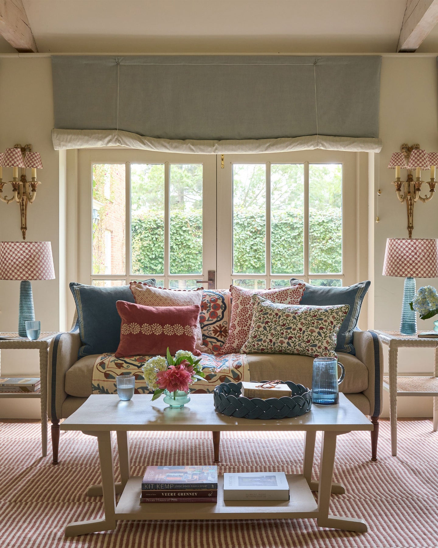 Striped Panel Rug - Rose – Birdie Fortescue