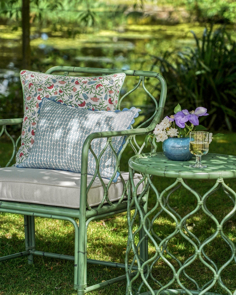 Curato Garden Side Table in Green – Weatherproof Outdoor Furniture by ...