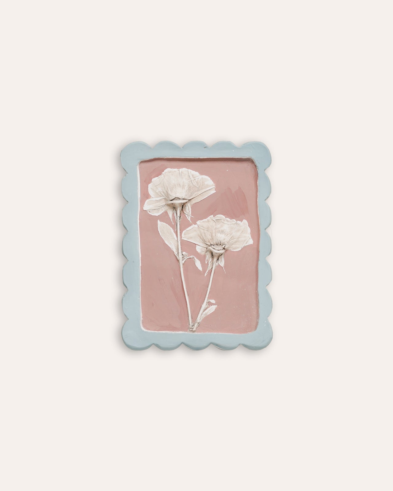 Imprint Casts - Scalloped Botanical Postage Stamp Roses – Birdie Fortescue