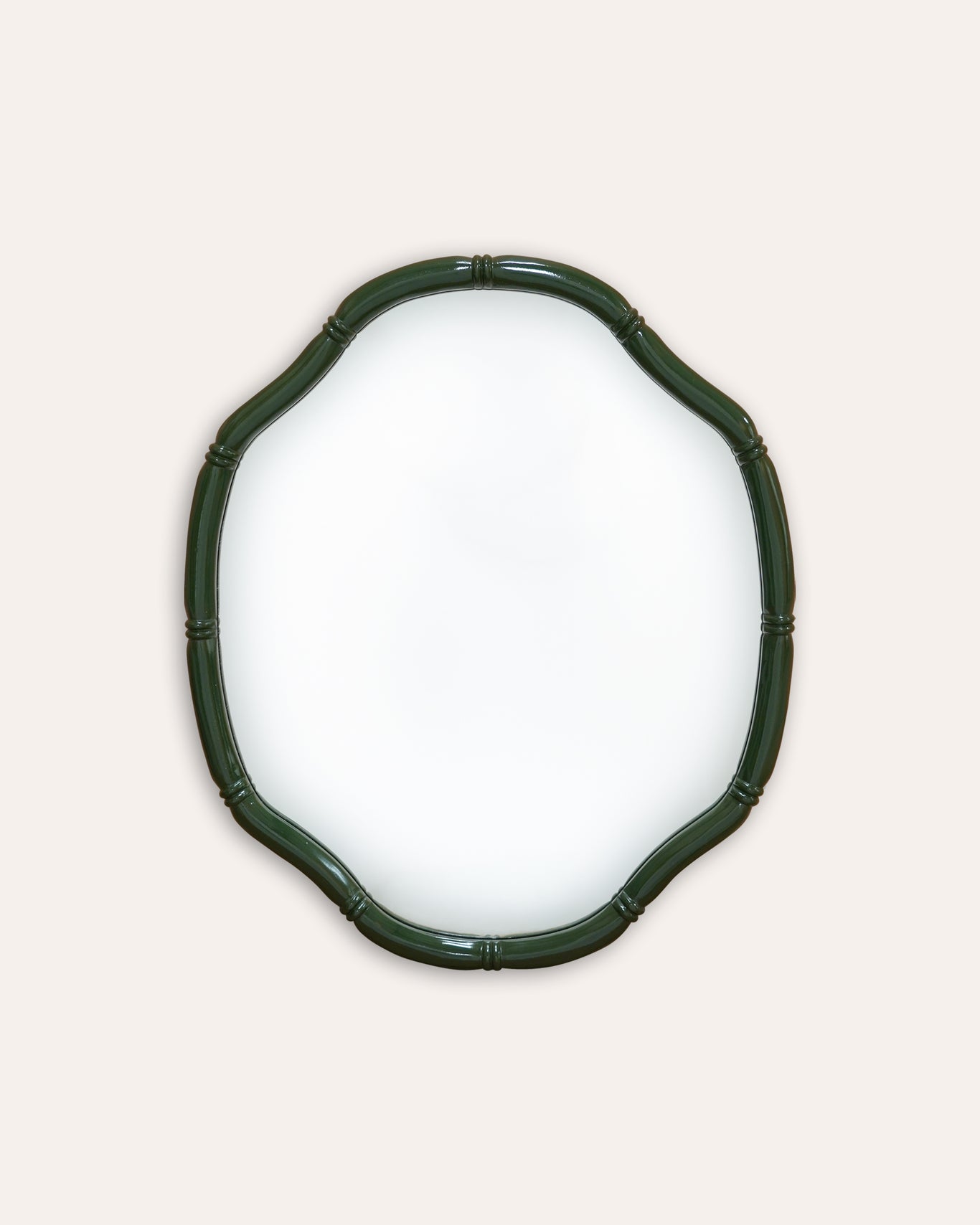 Shaped Column Mirror - Green – Birdie Fortescue