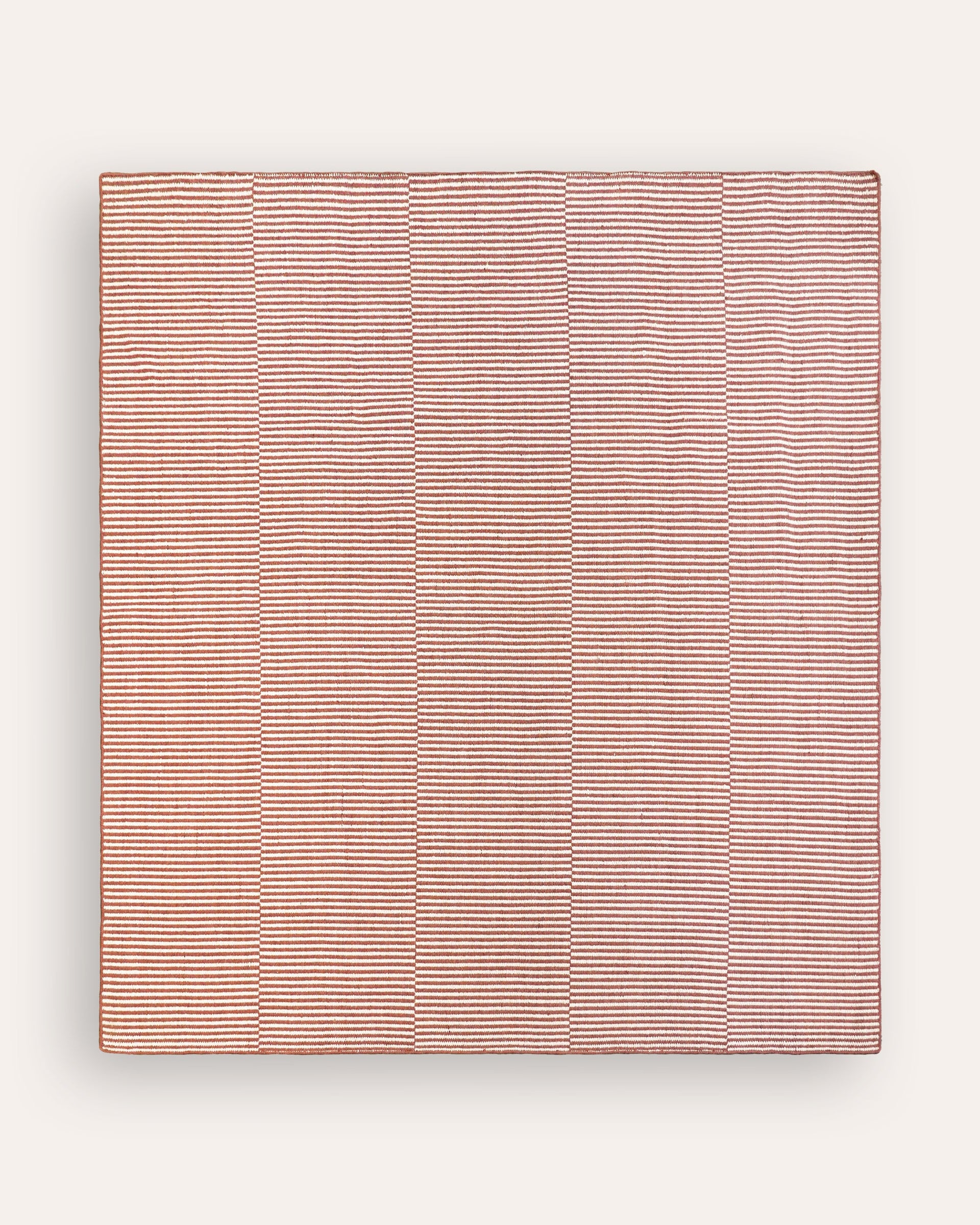 Striped Panel Rug - Rose – Birdie Fortescue