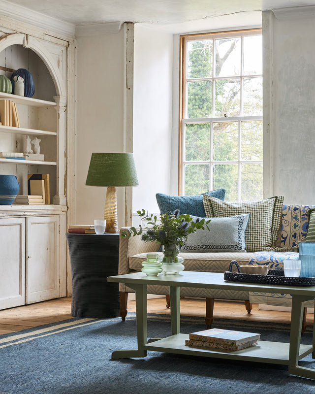 Villa Jute Rug - Blue – Birdie Fortescue