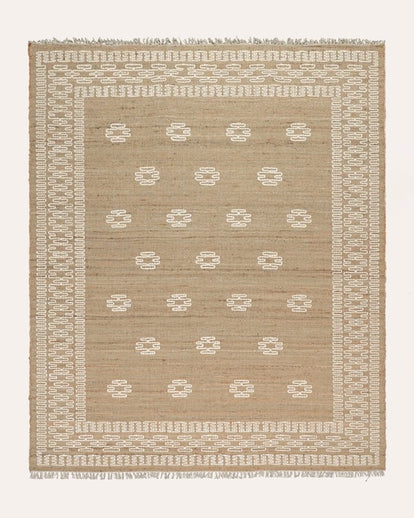 Cucito Stitched Jute Rug - Extra Large (270cm x 350cm) – Birdie Fortescue